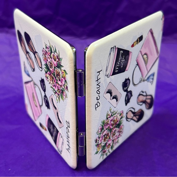 Makeup | Mirror Chic Beauty Compact Mirror Double Mirror Nwot | Poshmark